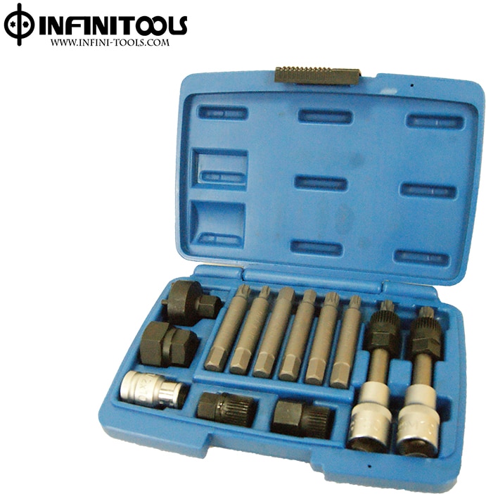 Alternator Bit Set 13-piece ,1/2" DR | Taiwantrade