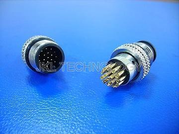 M12 17PIN MALE WATERPROOF CONNECTOR FOR CABLE | JKL TECHNOLOGY CO., LTD.