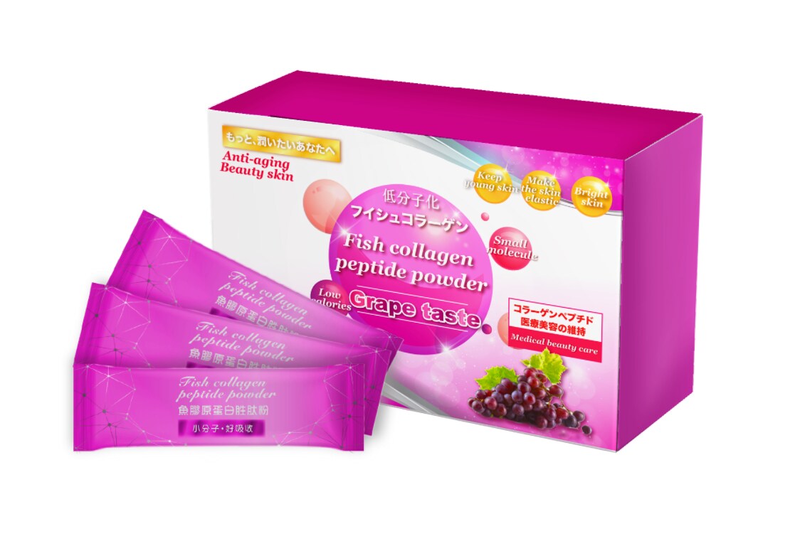FISH COLLAGEN SMALL PEPTIDE GRAPE FLAVOR | Taiwantrade