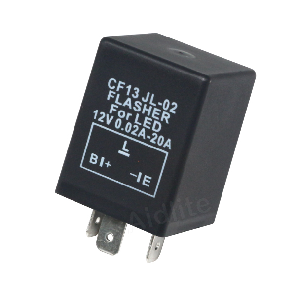 24V Vehicle LED Electronic Flasher Universal 3 Pin CF-13JL | Taiwantrade
