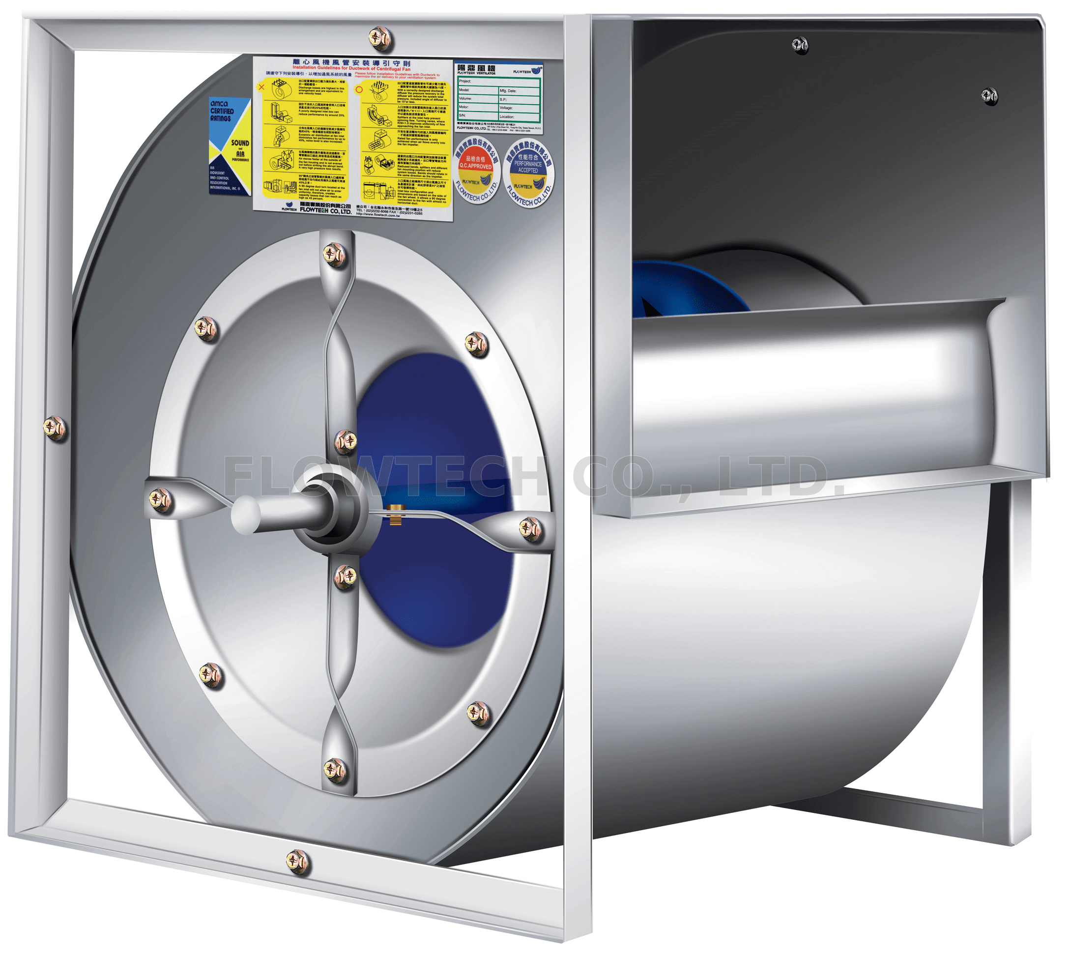 Double Inlet Centrifugal Fan in Twin Fan | Taiwantrade