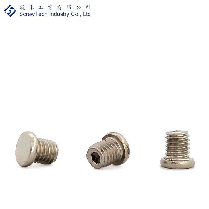 【ScrewTech】I Head, M5x5.5, Machine Screw, Nickel Plated (IOM0500551A ...