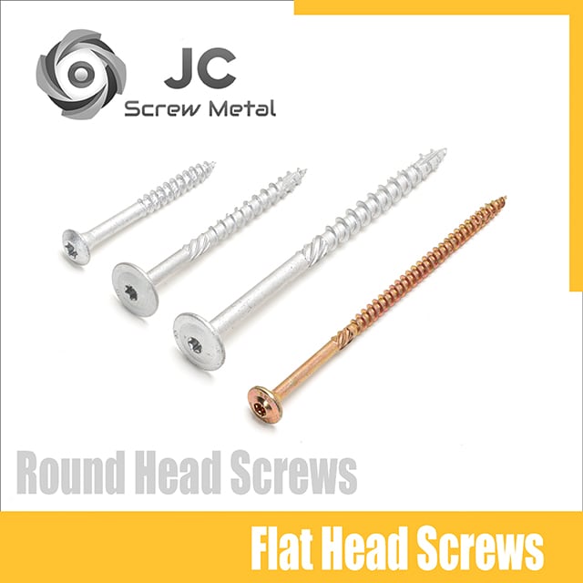 JC Fasteners Screws-Flat Head Screws, Round Head Screws | Taiwantrade
