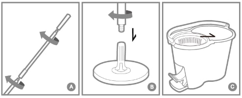 Classic Double System Multi-function Spin Mop Set | FARCENT ENTERPRISE ...