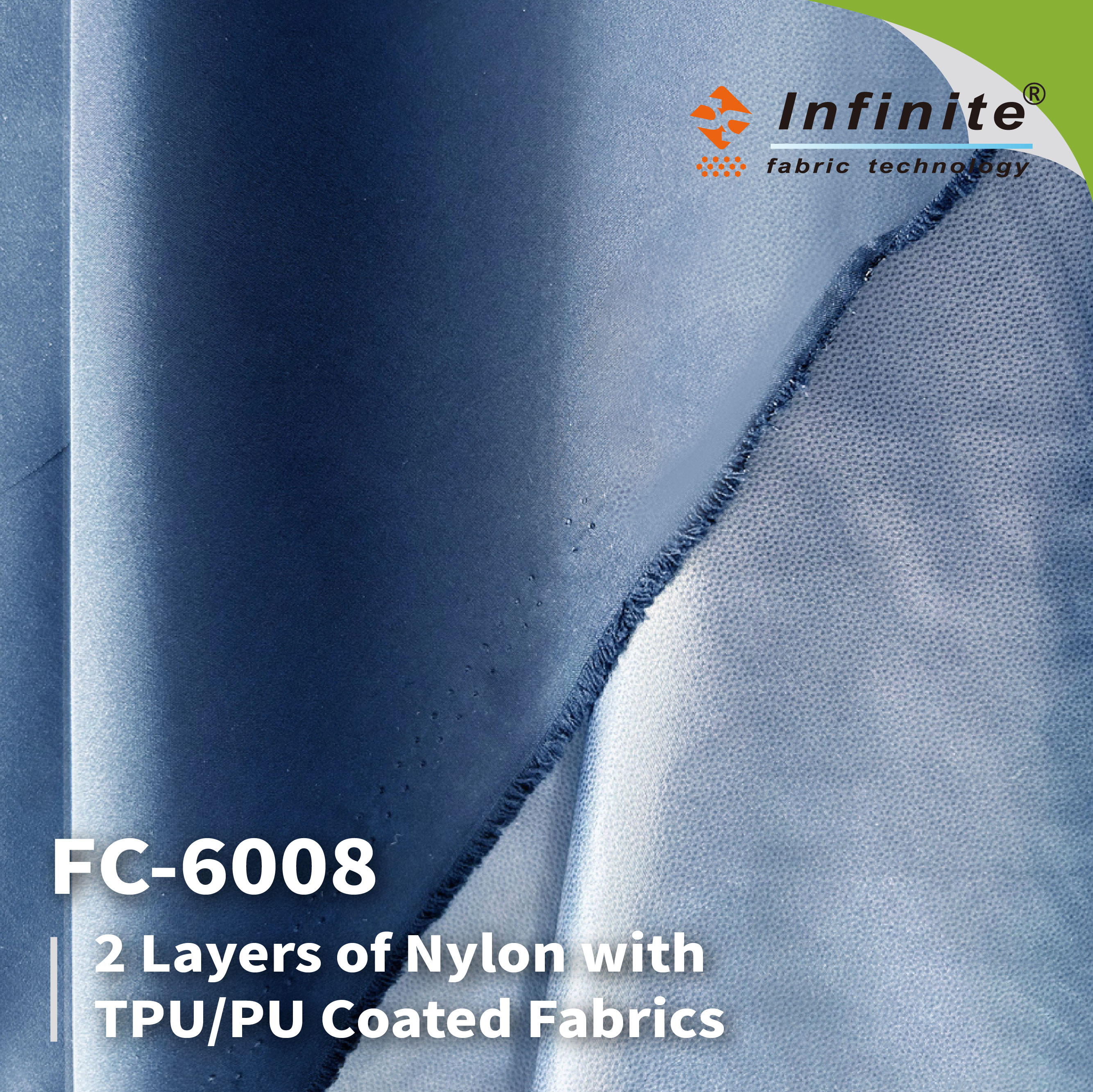 2 Layers of Functional Nylon with TPU/PU Coated Fabrics OEM Service ...