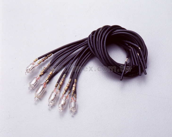 NEON LAMP NE2 + RESISTOR WITH WIRE 20CM | Taiwantrade.com