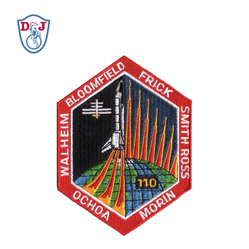 Customized Embroidered Space Rocket Launch Patches | Taiwantrade