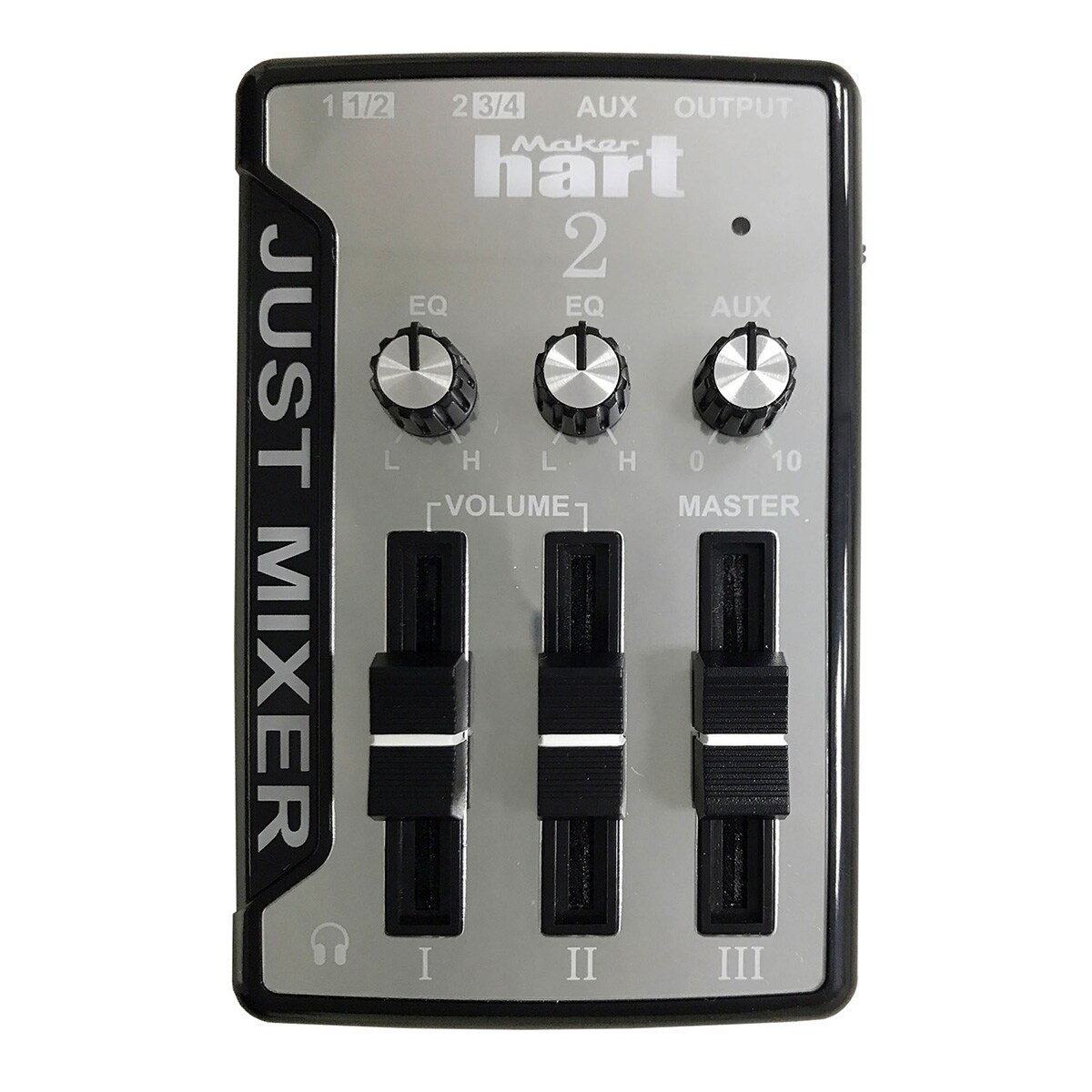 Just Mixer 2 Silver 120V music mini mixer | Taiwantrade
