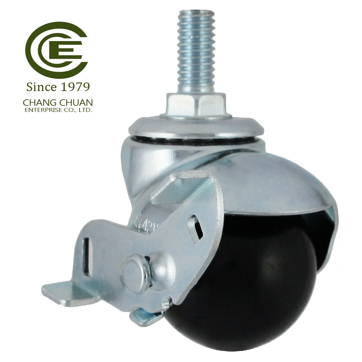 40mm Stem Polypropylene Ball Wheel Caster | Taiwantrade