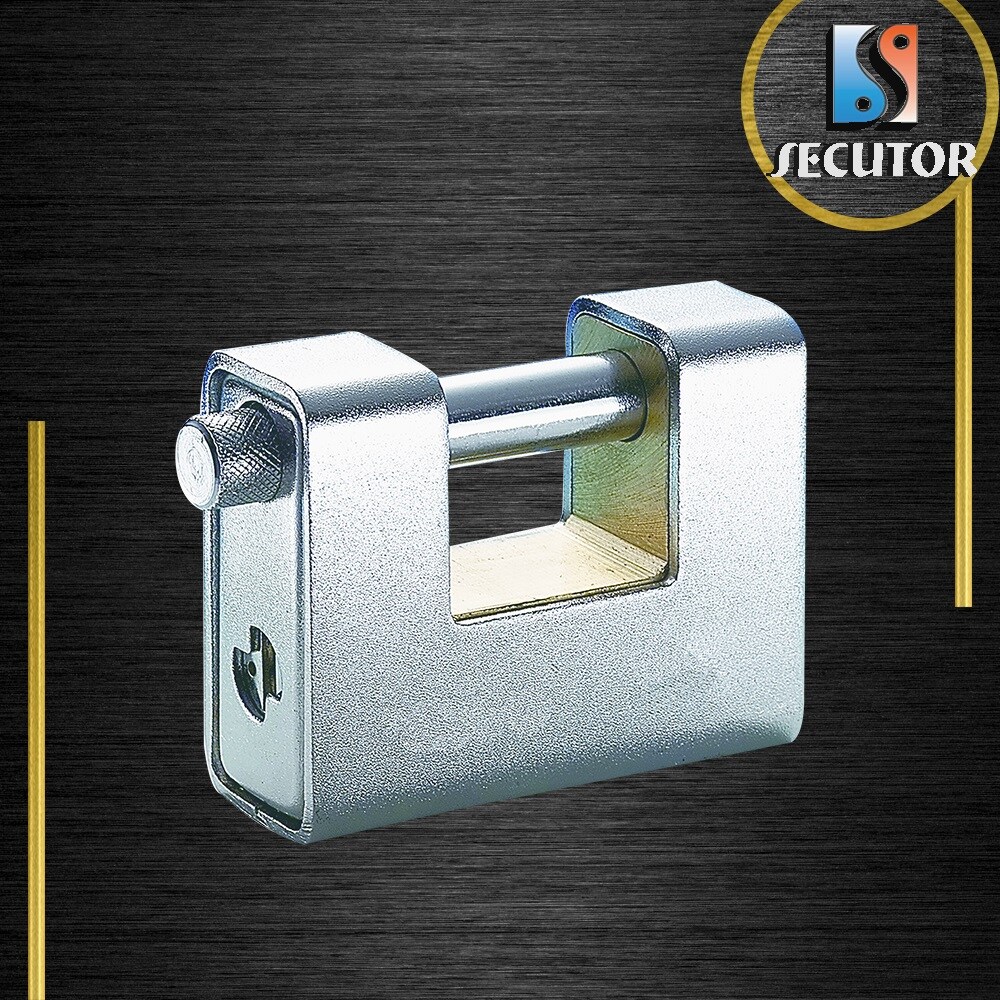 Armoured Rectangular Brass Padlock | Taiwantrade