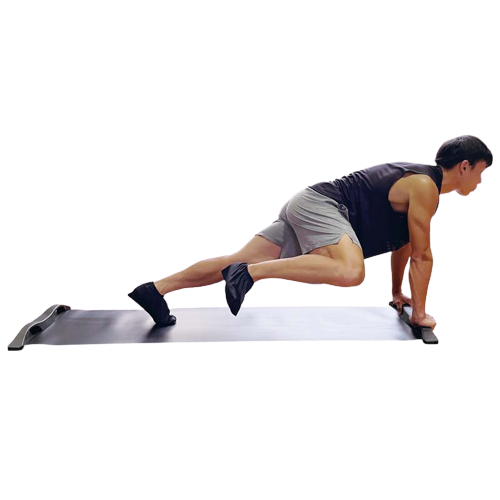 Sports training slide board with grips | Taiwantrade