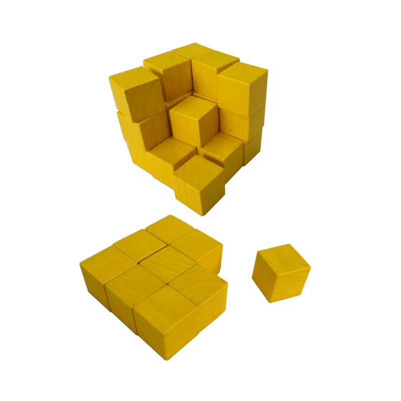 2cm Yellow Wood Cube | Taiwantrade