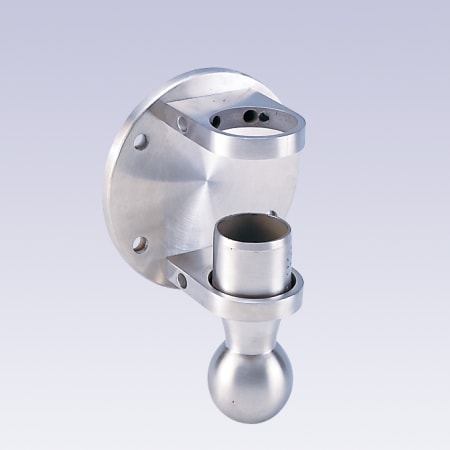 Stainless Steel Round Tube Handrail Bracket Round Back - Ball Type End ...