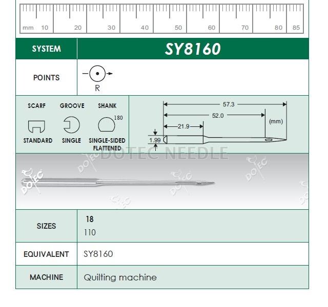SY8160 - Quilting Machine Needle | Taiwantrade