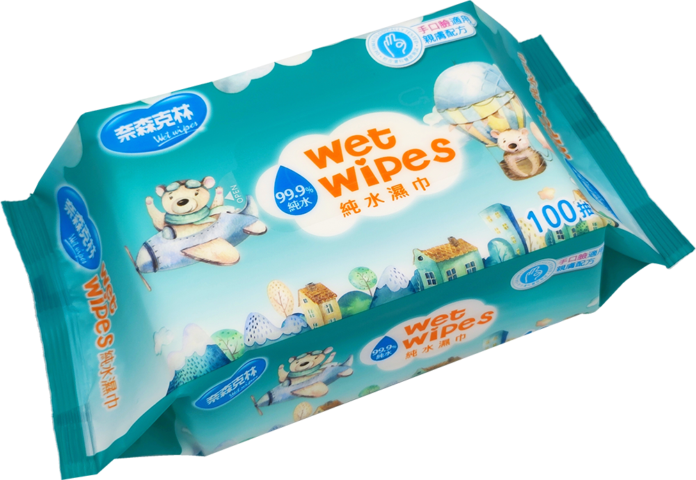 Pure Water Wipes 100 Wipes | Taiwantrade
