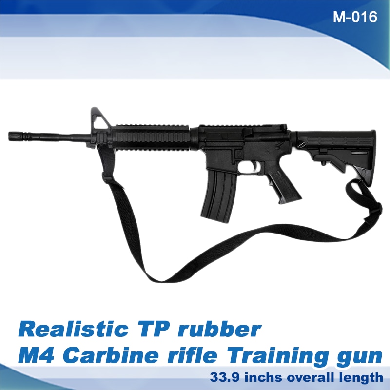 33.9" Realistic TP Rubber M4 Carbin Rifle Training gun, M4 Carbine ...