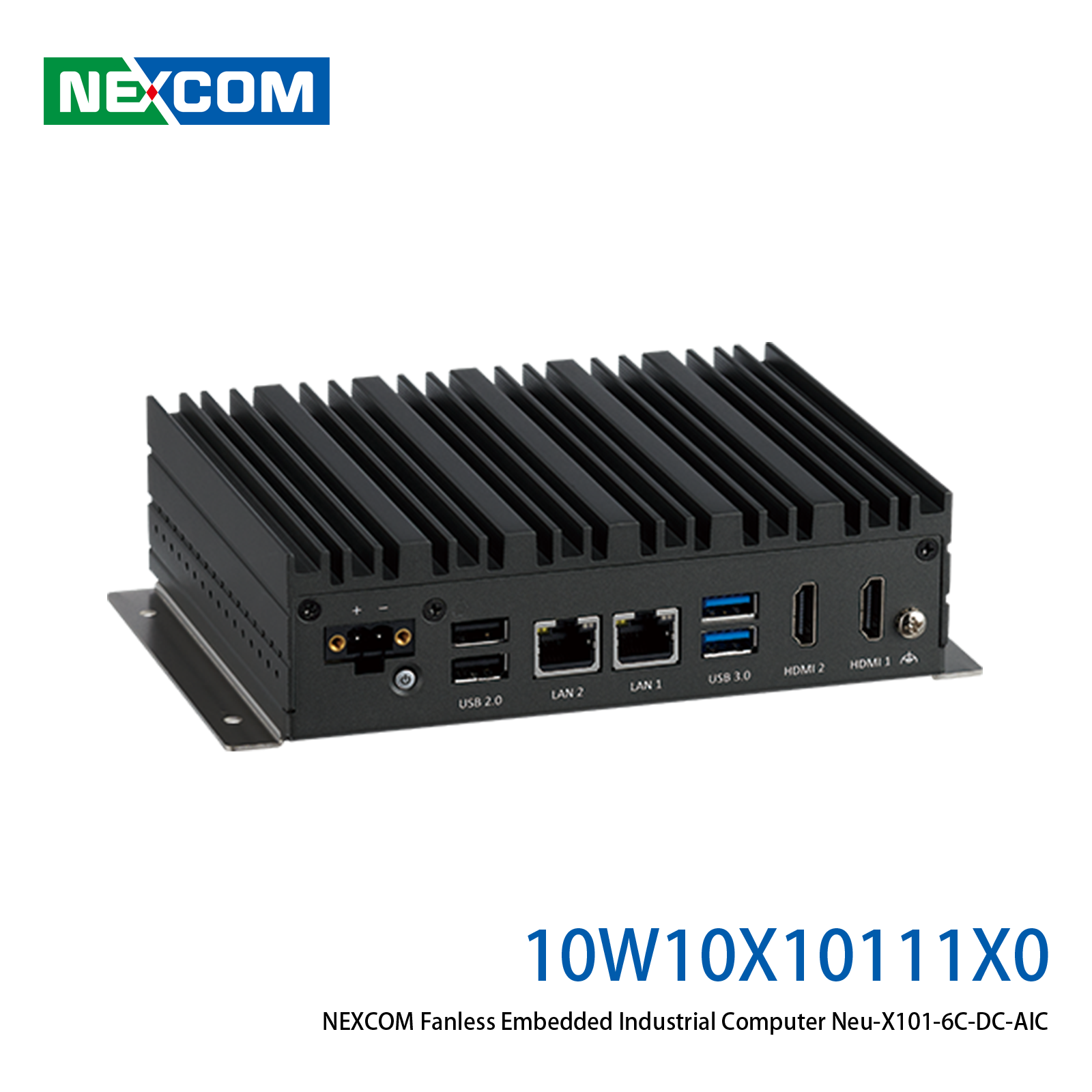 NEXCOM Fanless Embedded Industrial Computer Neu-X101-6C-DC-AIC ...
