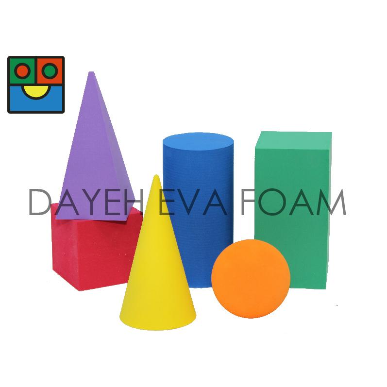 EVA Foam Geometric Solids blocks 6pcs | Taiwantrade.com
