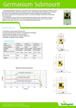 HCPV Solar cell-Germanium Submount | Taiwantrade.com