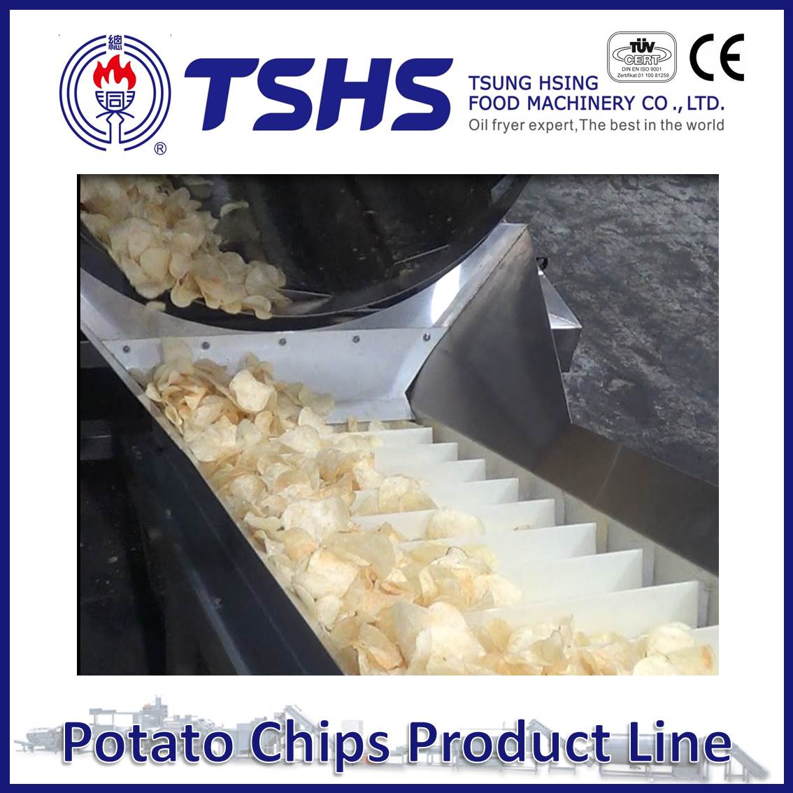 Made in Taiwan High Quality Brands Potato Chips Maker Line | Taiwantrade
