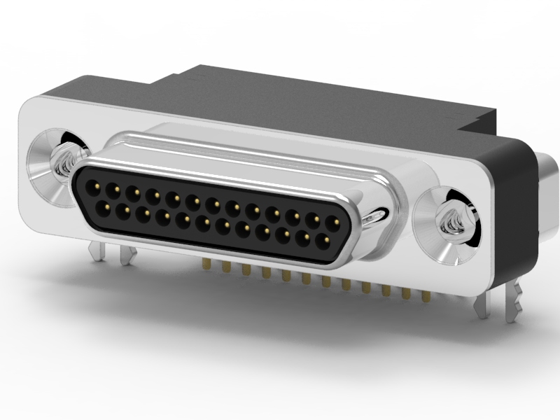 Micro D-Sub(F) 25PIN PCB 90° DIP Type | Taiwantrade.com