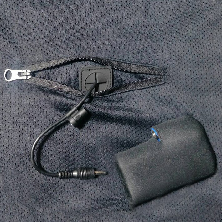 Nanotech Heated Vest with Portable Li-ion Battery Power Bank ...