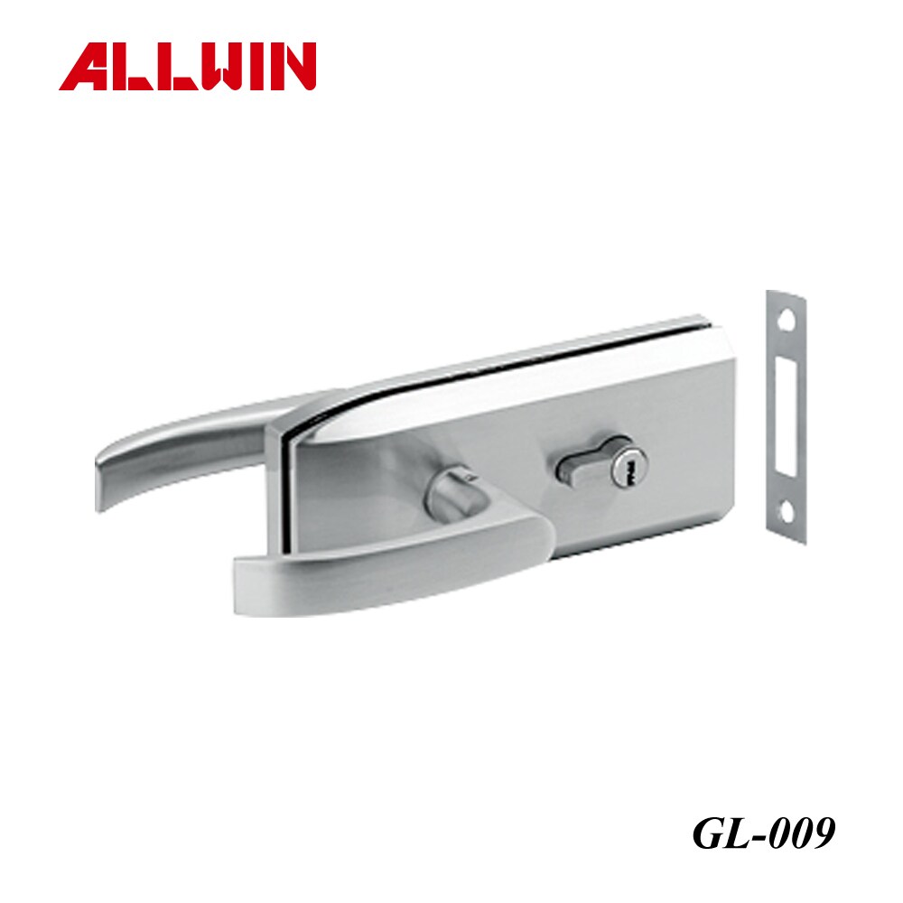 Double Side Lever Handle Glass Door Lock | Taiwantrade