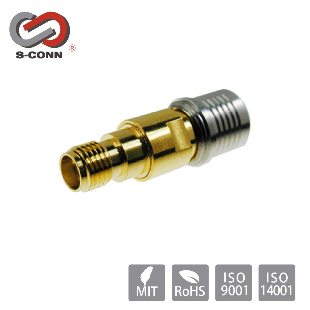 RF/Coaxial connector, SMA Jack to QMA Plug Adapter | Taiwantrade.com