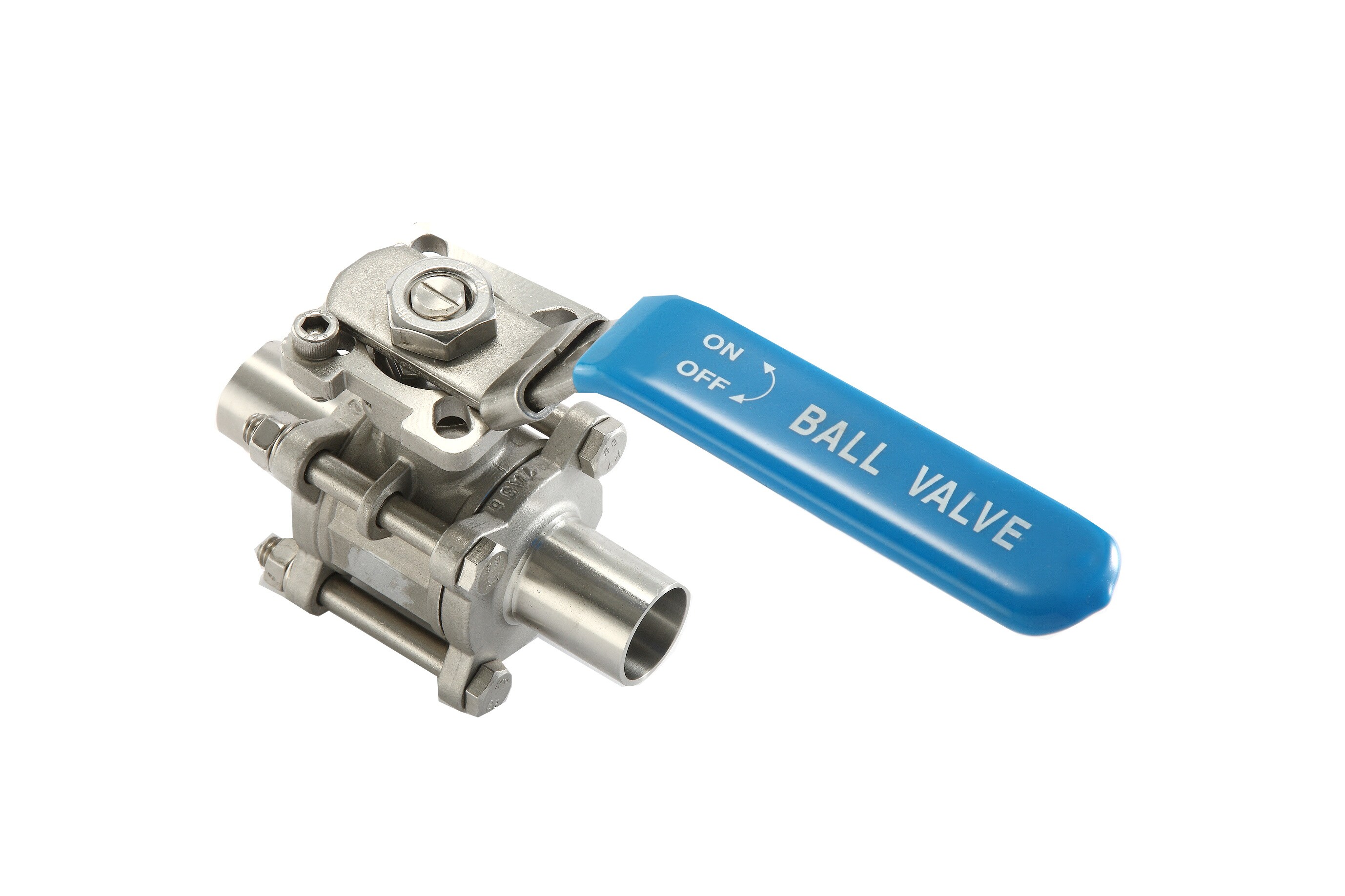 direct mounting pad 3-PC High ISO pad standard bore ball valve ...