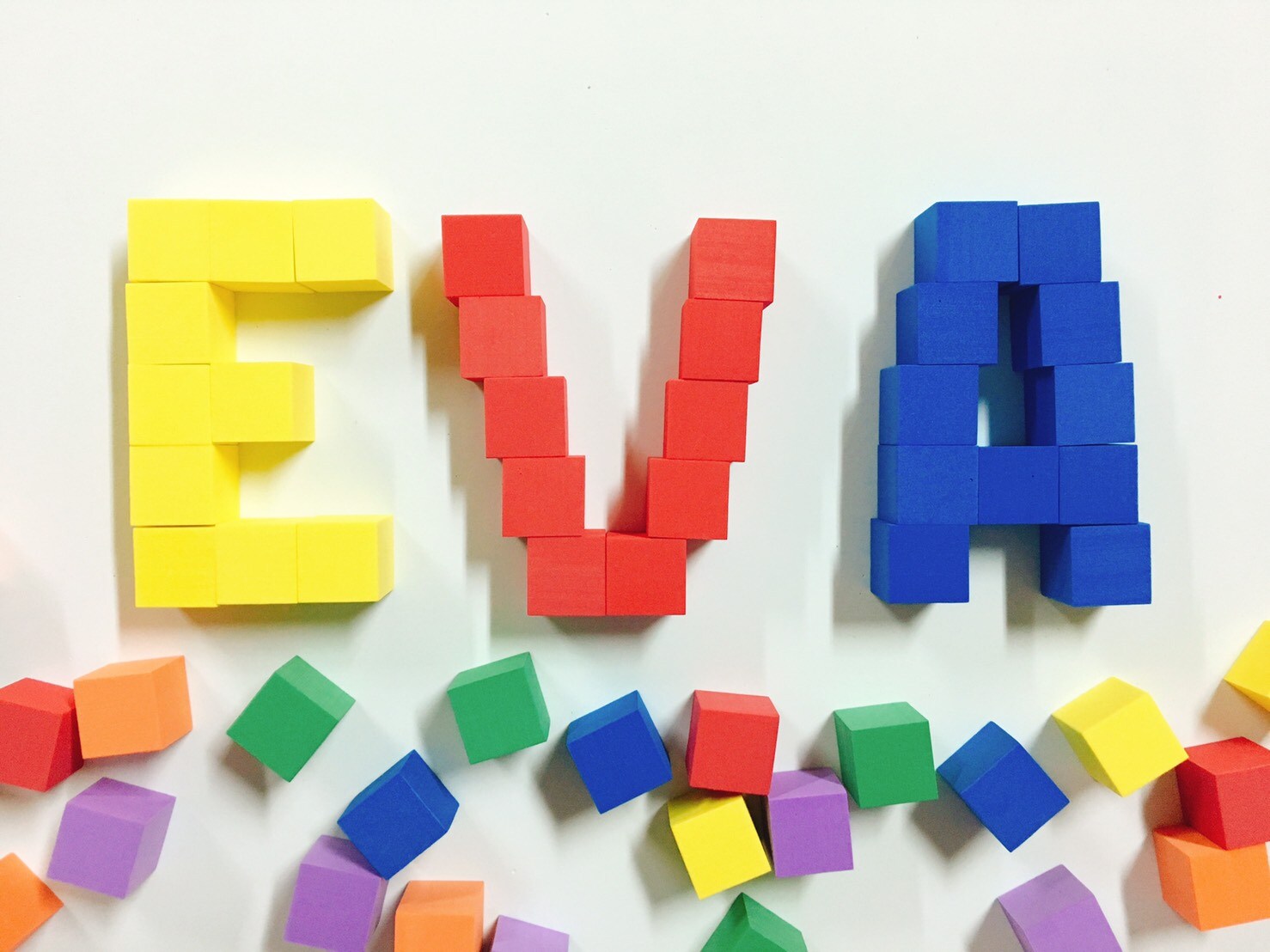 EVA Foam Color Cubes 102PCS | Taiwantrade