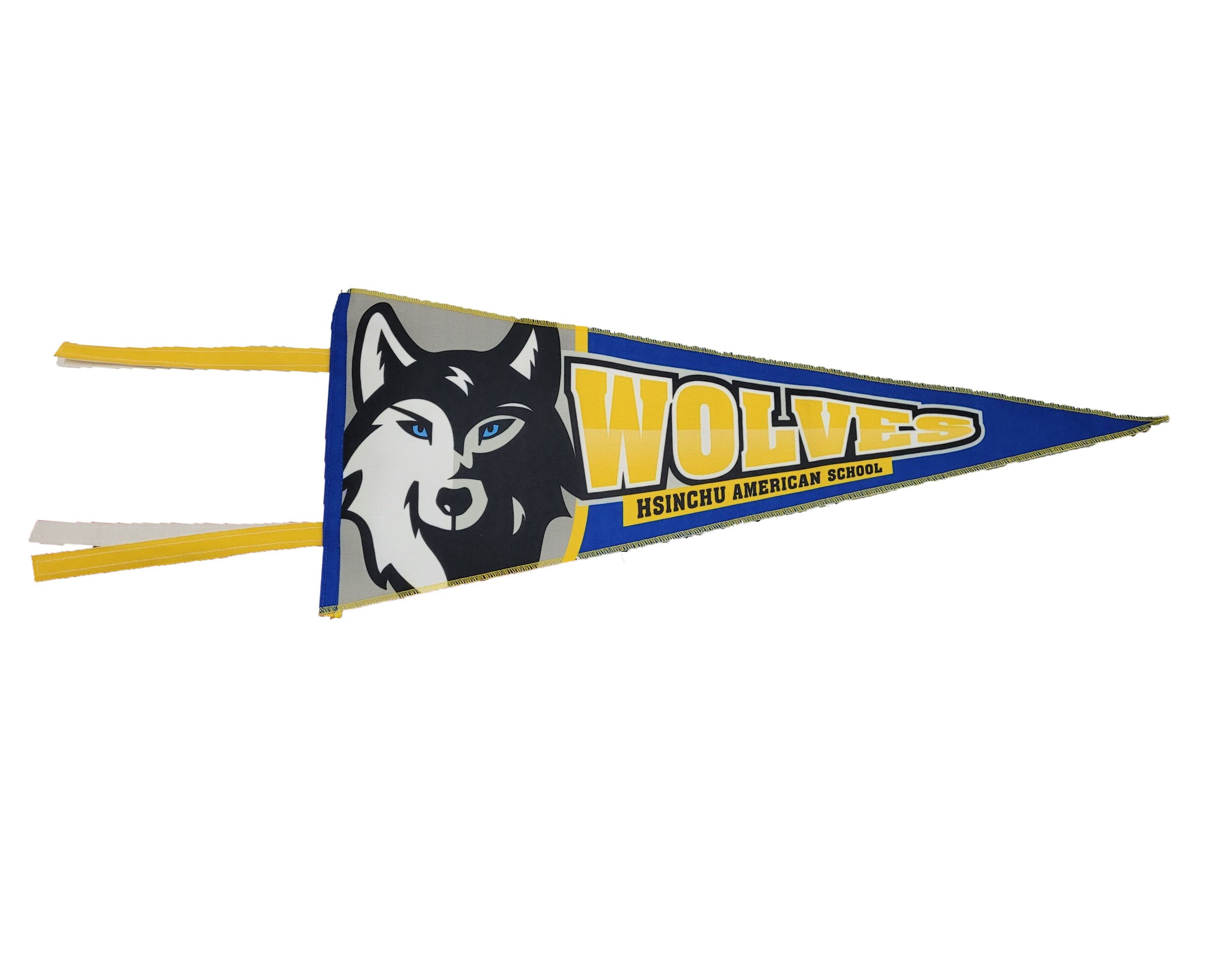 Custom Commemorative Triangular Flags Imitation cotton Manufacturer ...