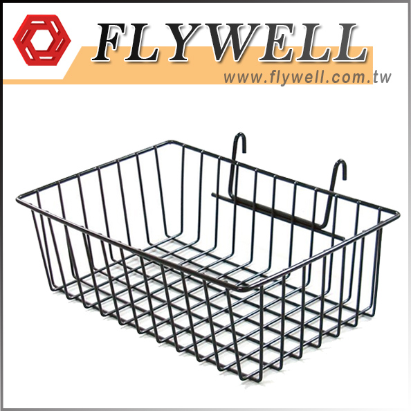 Small Metal Rectangular Storage Baskets for Gridwall | Taiwantrade
