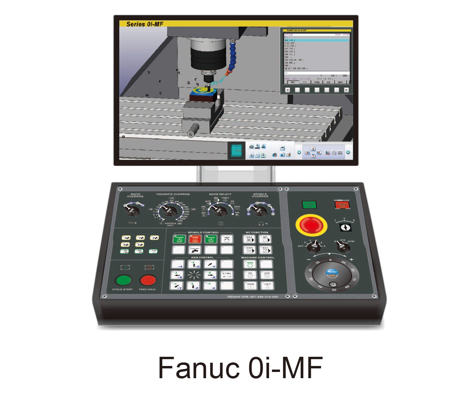 CNC Operation Simulation Workstation-Fanuc 0iMF | Taiwantrade