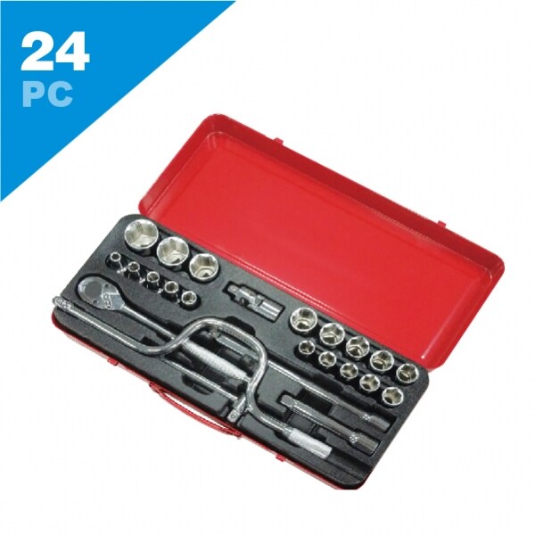 24 PC 1/2" DR. HAND SOCKET SET | Taiwantrade
