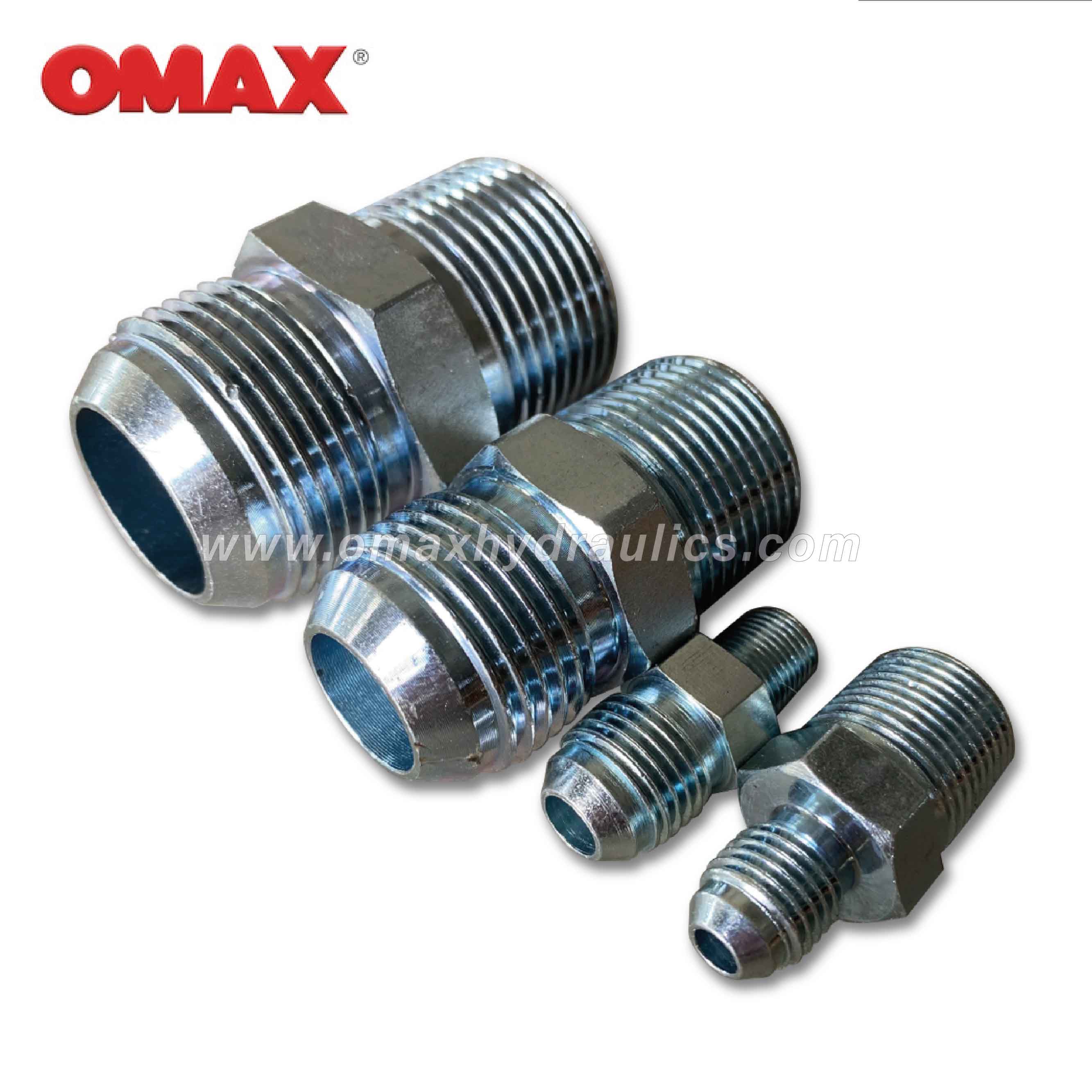 Male Stud Connector PT Thread UFN UN JIC 37° Flare End | Taiwantrade
