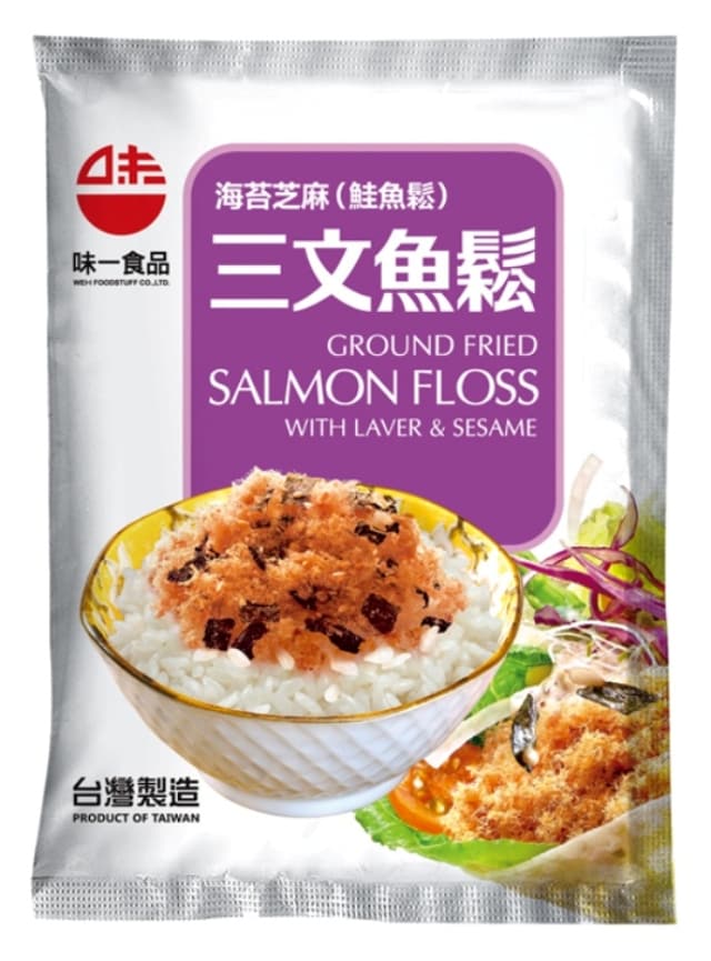 Ground Fried Salmon Floss (with Laver&Sesame) 15G | Taiwantrade