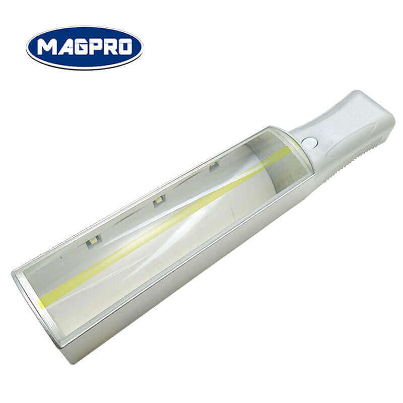 4x Handheld Bar Magnifier Lighted By Powerful LED Light With Yellow ...