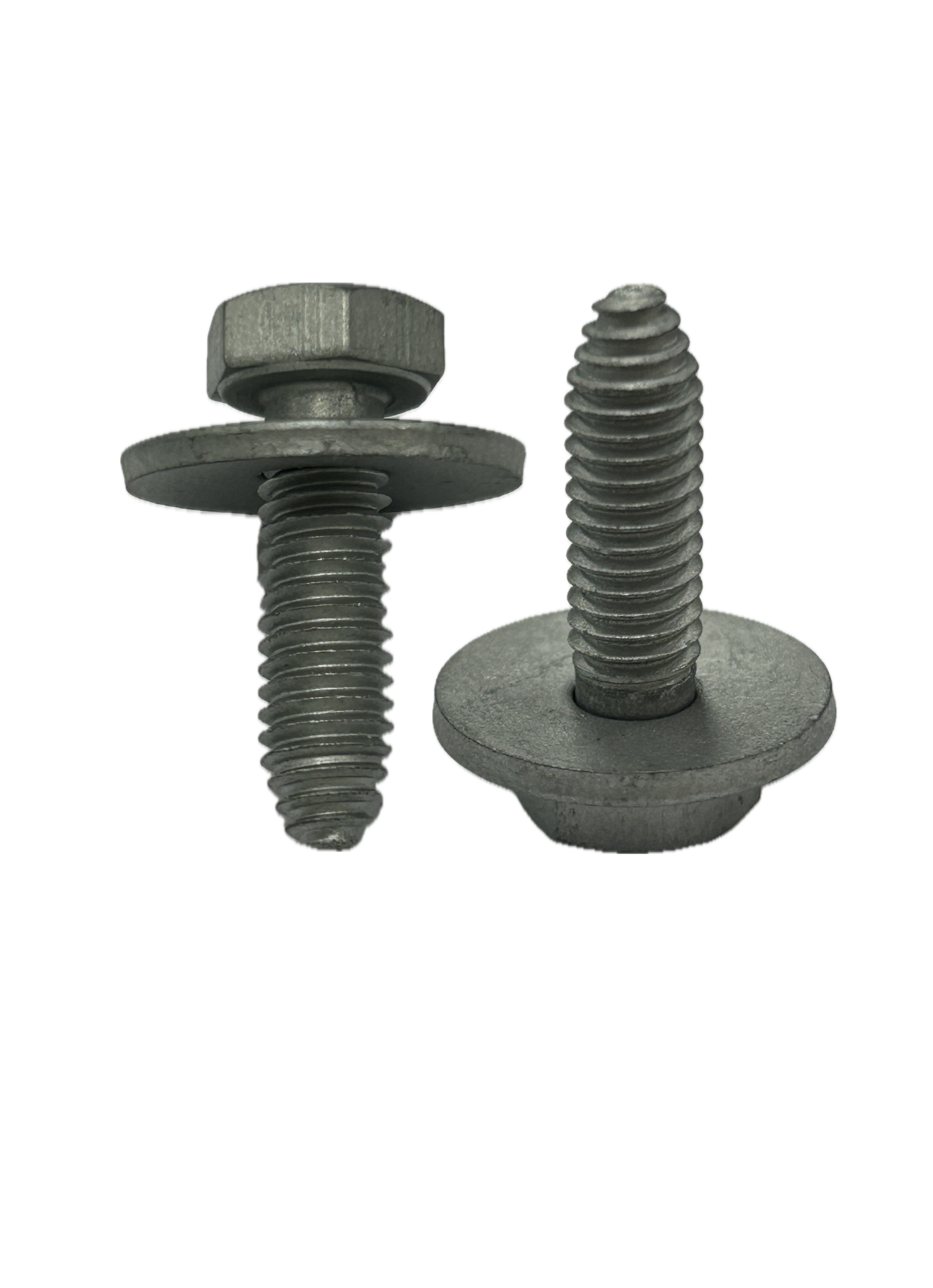 Hex Head With Conical Washer CA Point Machine Screw, Zinc Flake ...