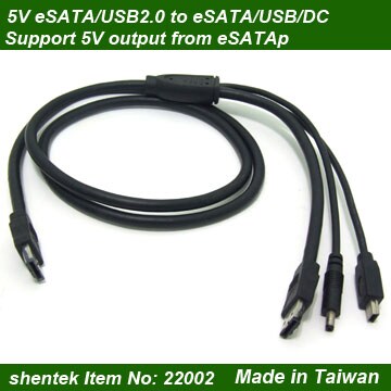 External single Powered Over 5V Combo eSATAp eSATA e-SATA e-SATAp USB ...