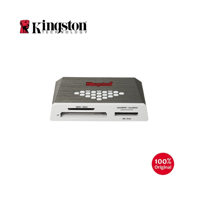 Kingston Card Reader for CF SD MicroSD Memory Stick Cards FCR-HS4 ...