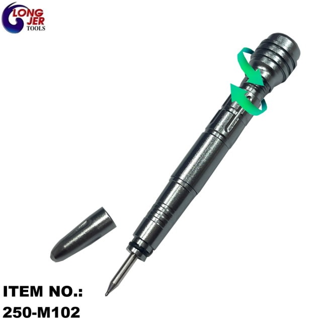 2-IN-1 Changeable Mobile Phone Glass Blasting Marking Center Punch Tool ...