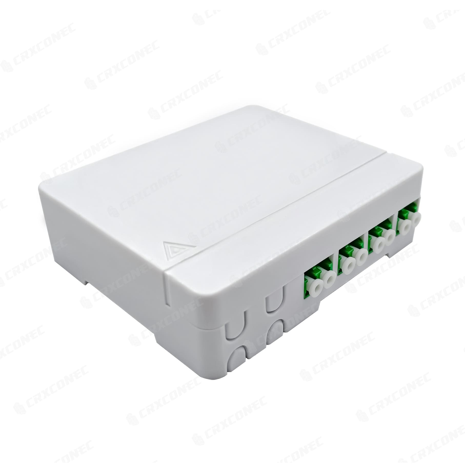 FTTH 4 Core Fiber Terminal Box Place SC Simplex/ LC Duplex Adapter ...