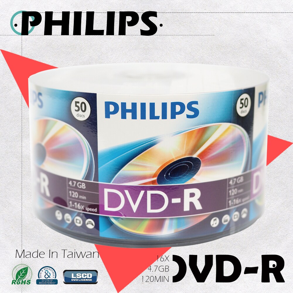 for Philips Brand DVD-R 16X Logo Printing | Taiwantrade