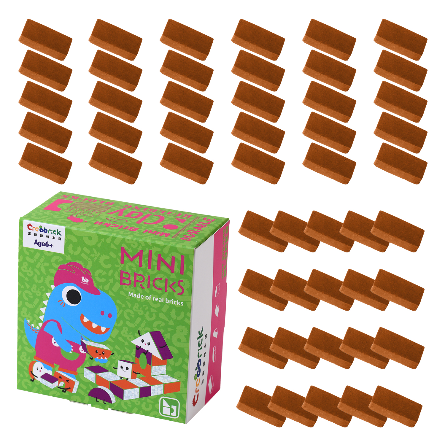 Cre8brick Dragon Creation Suite- Ac brick/Red 50 Pieces | Taiwantrade