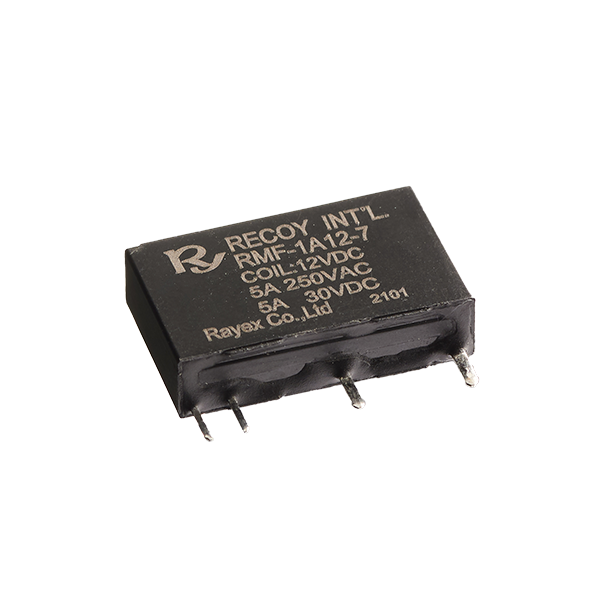 Rayex Recoy RMF, 5A, 1 Form A relays, 10.16mm, 7.62mm, HongFa HF49FD ...