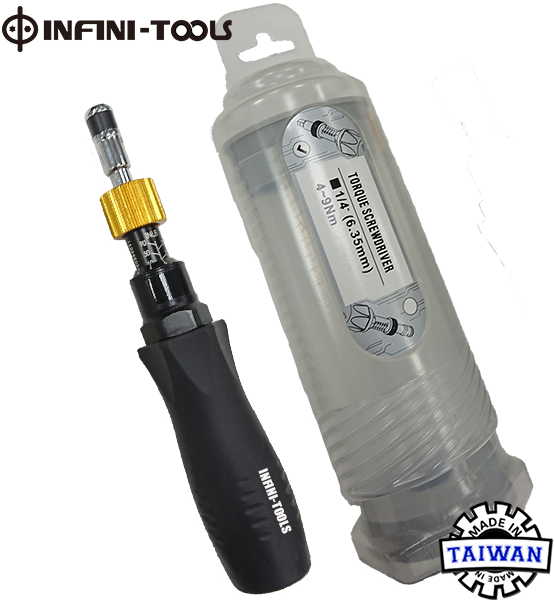 Adjustable Precision Torque Screwdriver,10~50 in-lb/1.13~5.65 Nm
