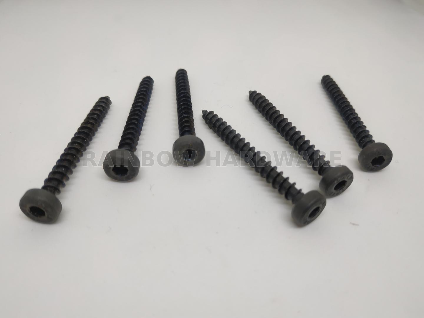 Black Oxide Hex Socket Tapping Screws 10# X 40 MM | Taiwantrade