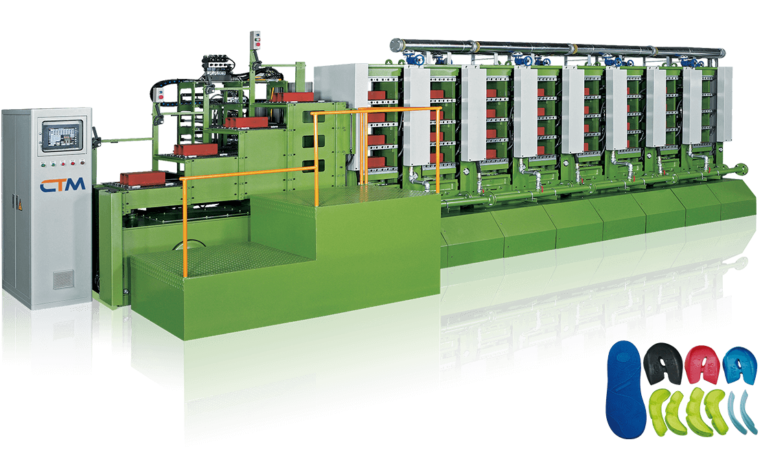 Automatic EVA Molding Machine ( Rotation of Heating & Cooling ...