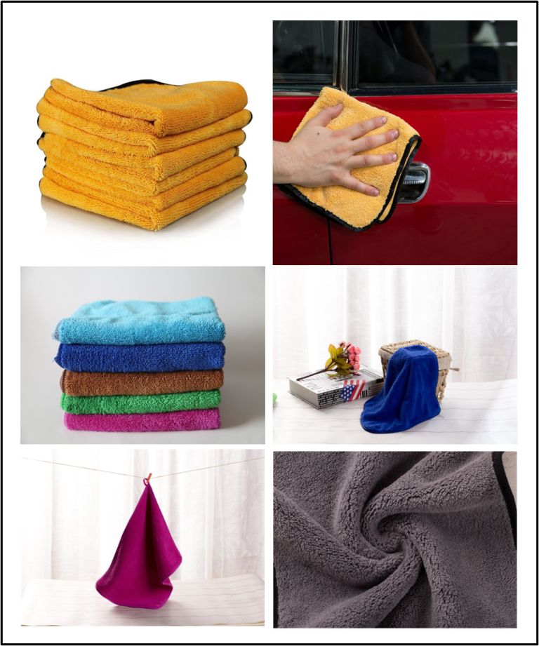 Solid Color Microfiber Coral Fleece Towel | Taiwantrade