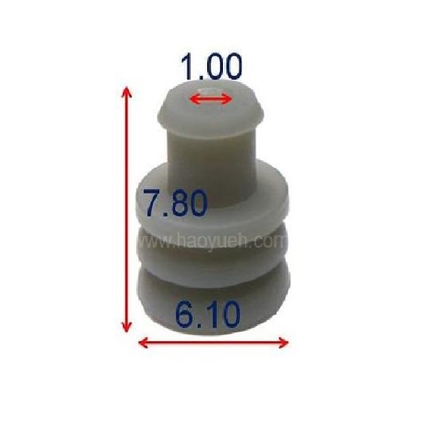 828920-1 (HY1427) Wire seal for Wire Harness, Grey, TE/TYCO. | Taiwantrade